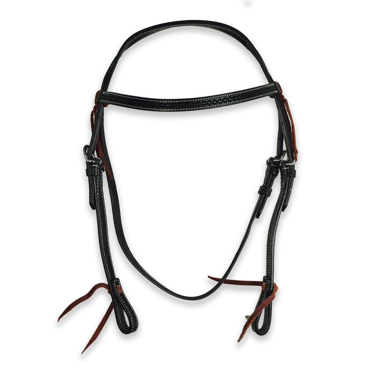 Ezy Ride Bridle Brow with Stamping Black – Toptac International